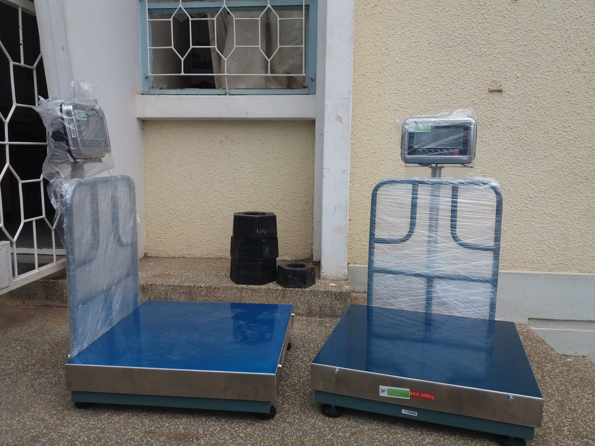 Digital Floor Platform Scale with Bluetooth Enabled Indicator, 660 lbs ...